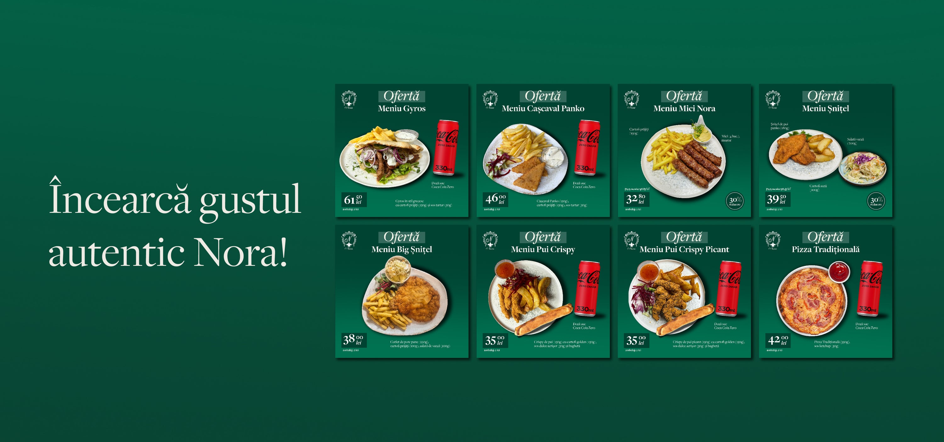 Nora Delivery - Livrare Mancare & Meniul Zilei in Timisoara